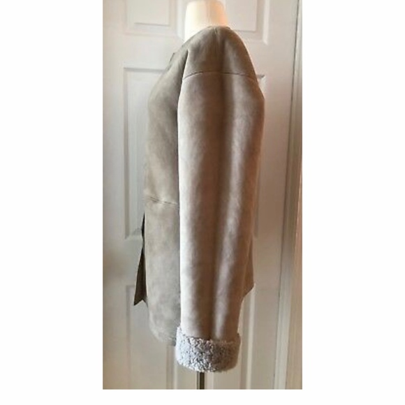 J. Crew | Jackets & Coats | Jcrew Reversible Shearling Jacket Size S ...